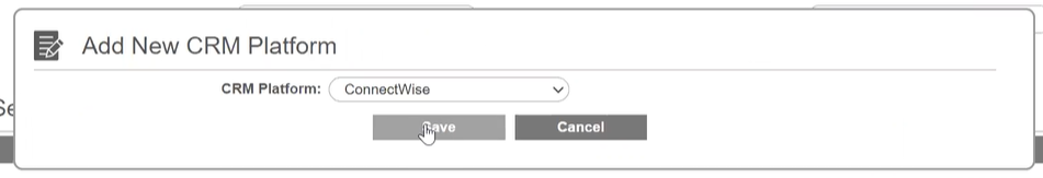 Setting up ConnectWise Integration - 1Stream